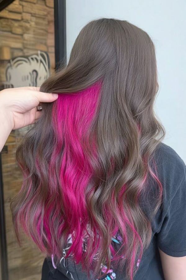20 Peekaboo Hair Color Ideas That Will Make You Look Twice - Petal and ...